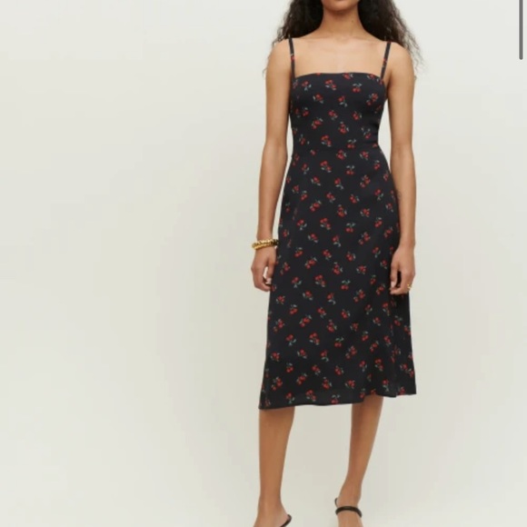 Reformation | Dresses | Reformation Afternoon Dress Black Cherry | Poshmark